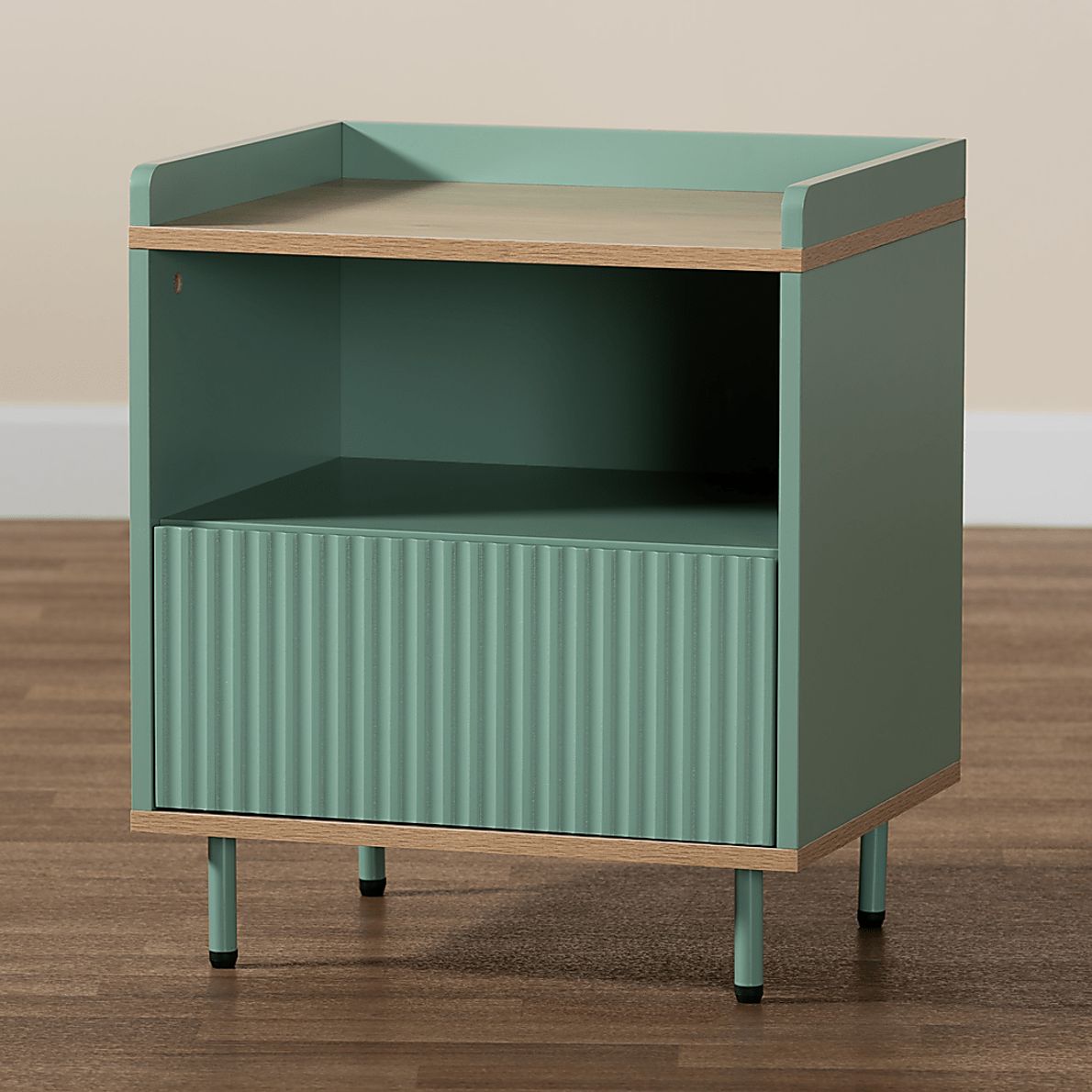 Heyden Mint Green Nightstand - Rooms To Go