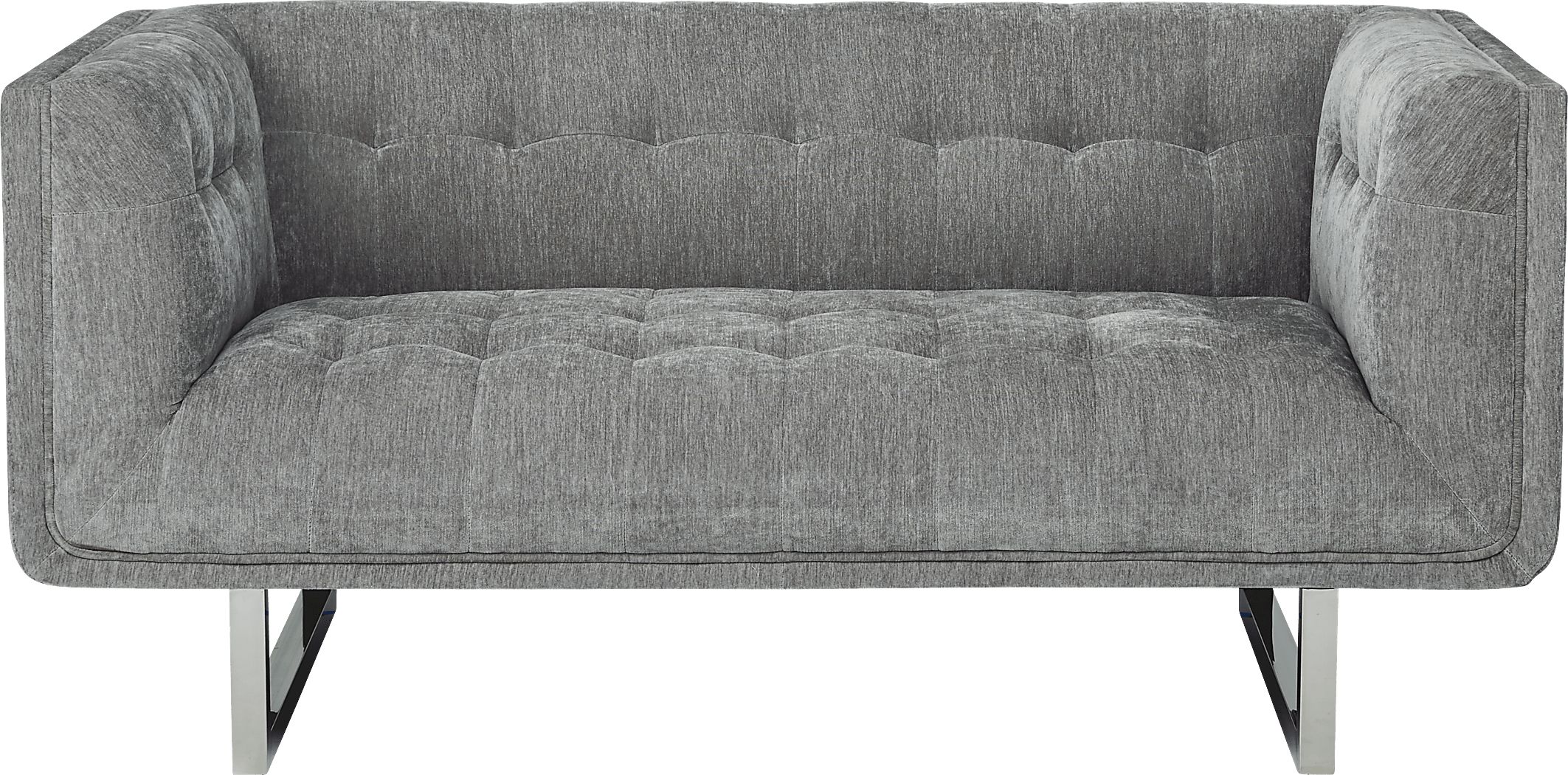 High Rise Gray Loveseat - Rooms To Go
