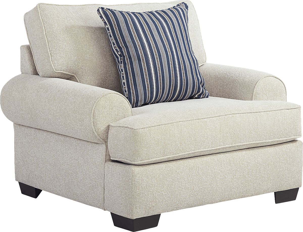 Highland Lakes Beige Polyester Fabric Chair | Rooms to Go