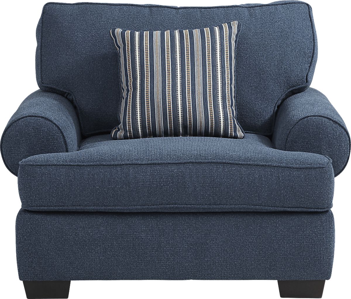 Highland Lakes Blue Polyester Fabric Chair | Rooms to Go
