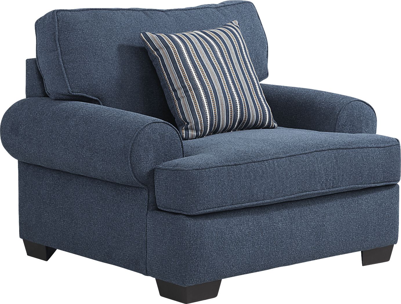Highland Lakes Blue Polyester Fabric Chair | Rooms to Go