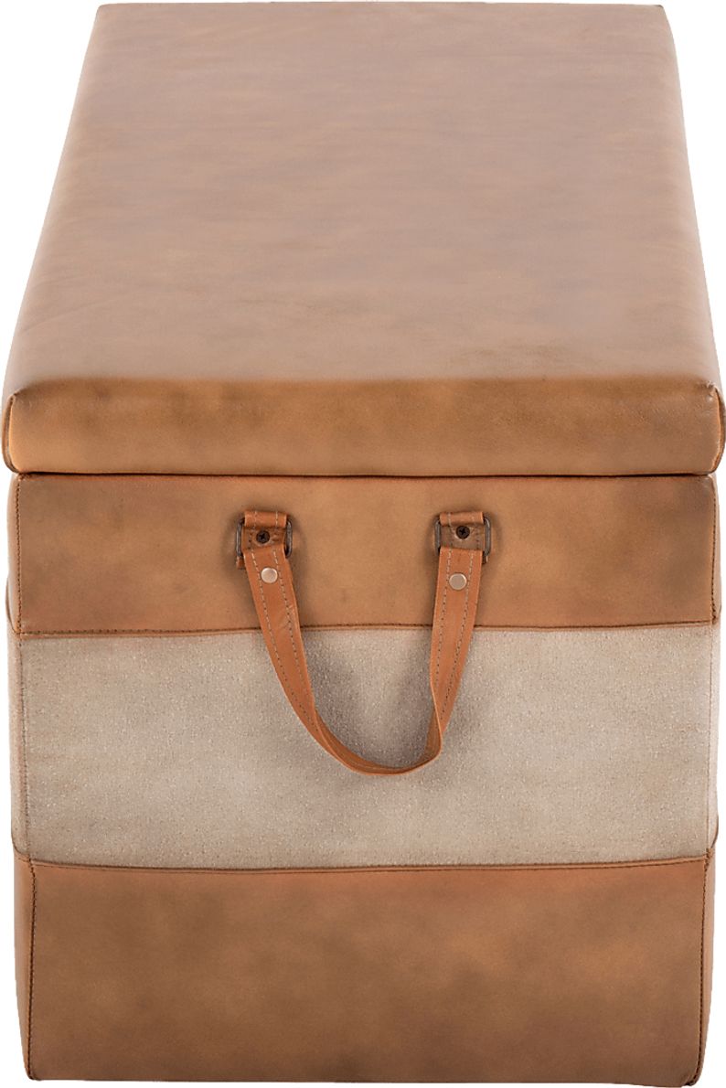 Highlandia Camel Storage Bench - Rooms To Go