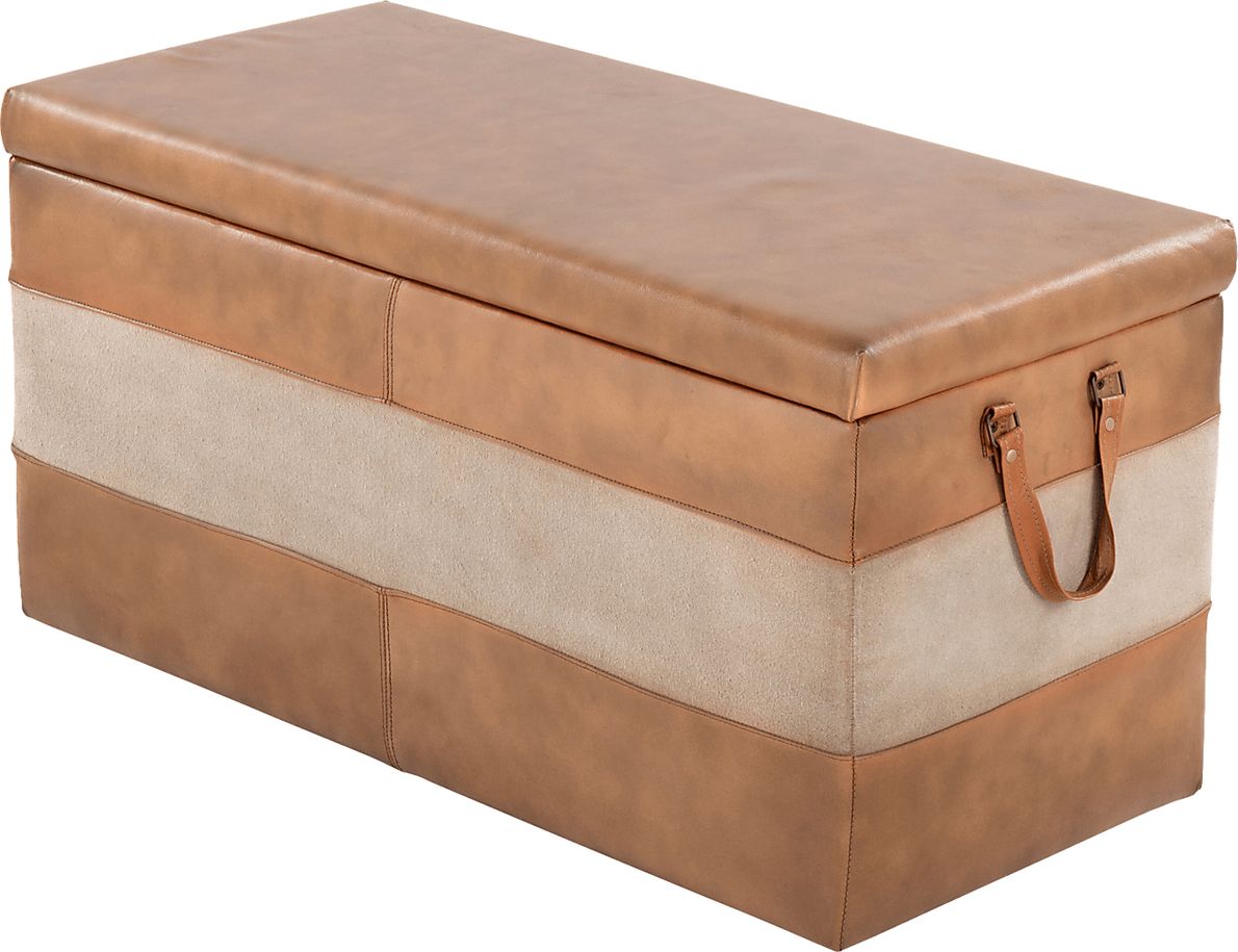 Highlandia Camel Storage Bench - Rooms To Go