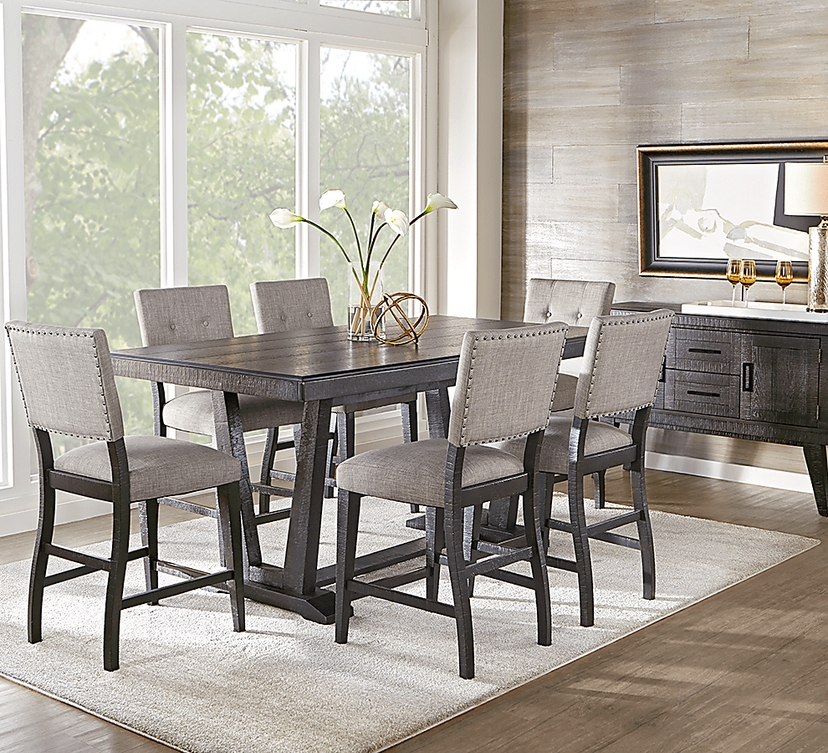 Black Counter Height Dining Room Sets