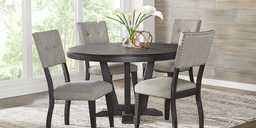 Hill Creek Black Black,Colors Round Dining Table | Rooms to Go