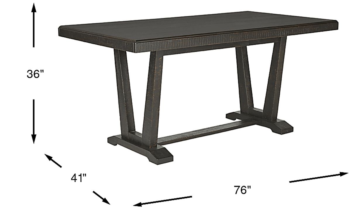 Hill Creek Black Black,Colors Counter Height Dining Table | Rooms to Go