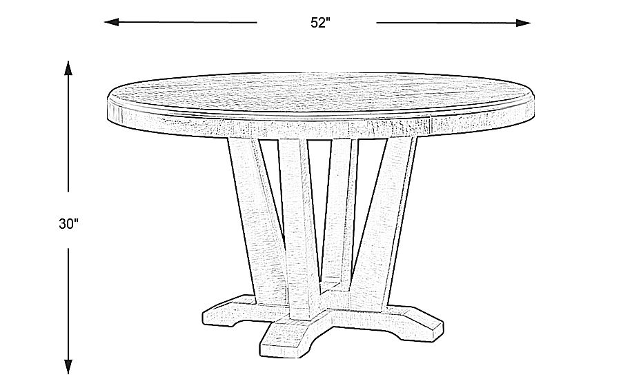 Hill Creek Black Round Dining Table - Rooms To Go
