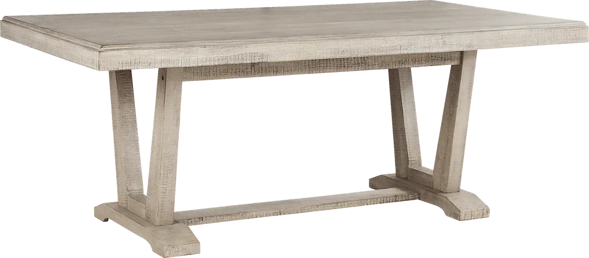 Hill Creek Natural Light Wood Veneer Dining Table | Rooms to Go