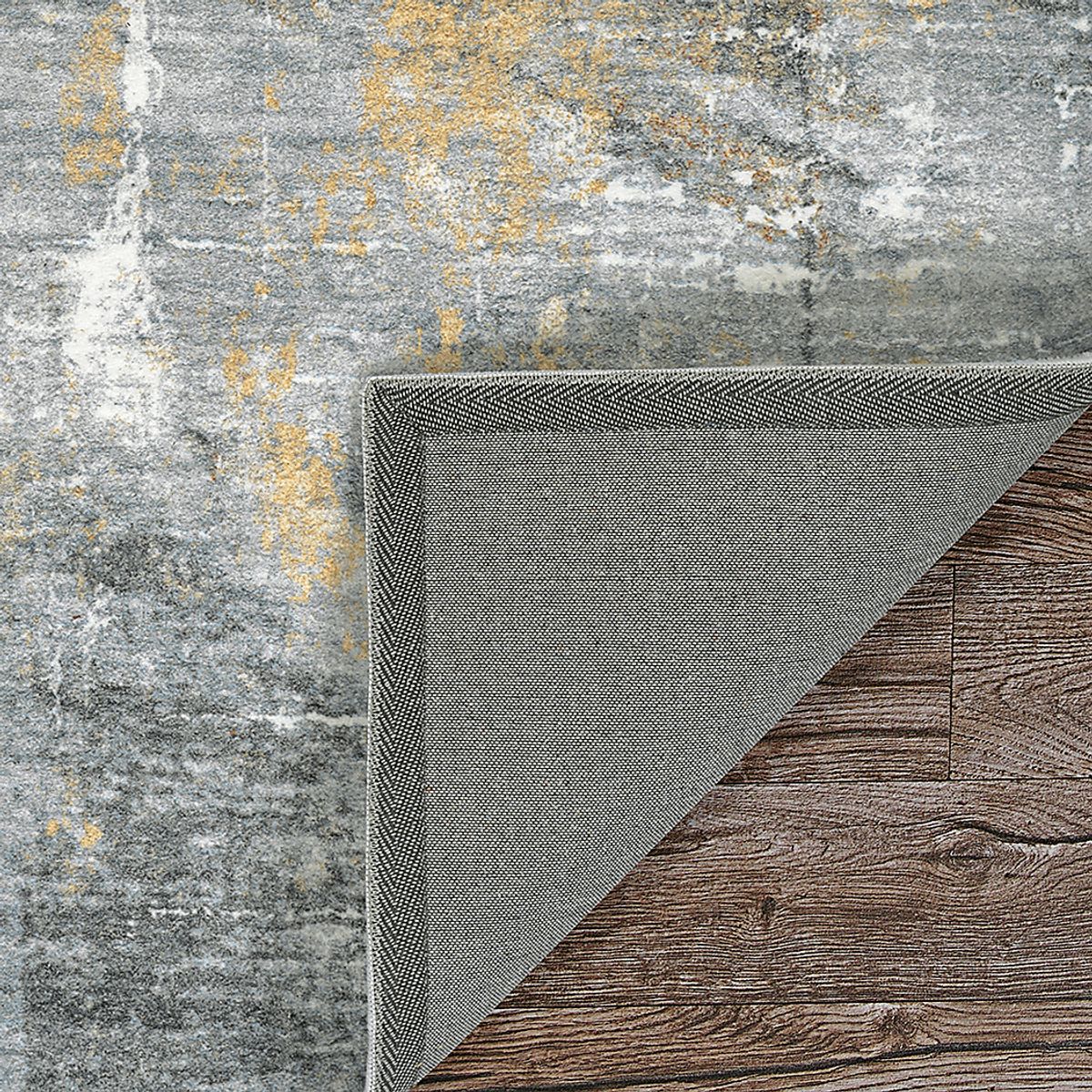Hillswick Brown,Gray Rug | Rooms to Go
