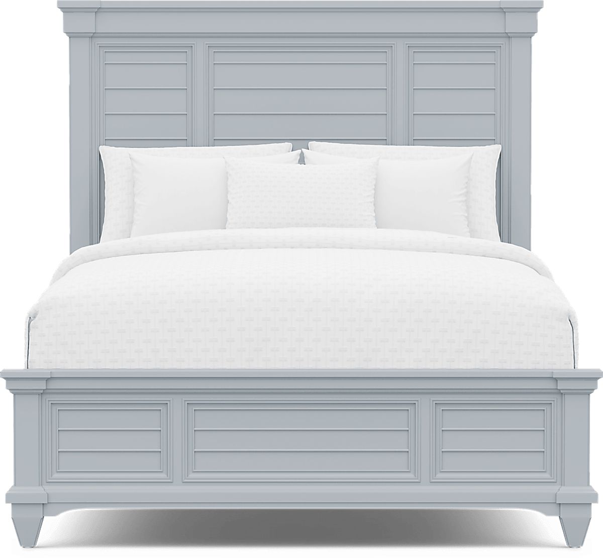 Hilton Head Blue Colors 3 Pc Queen Panel Bed | Rooms to Go