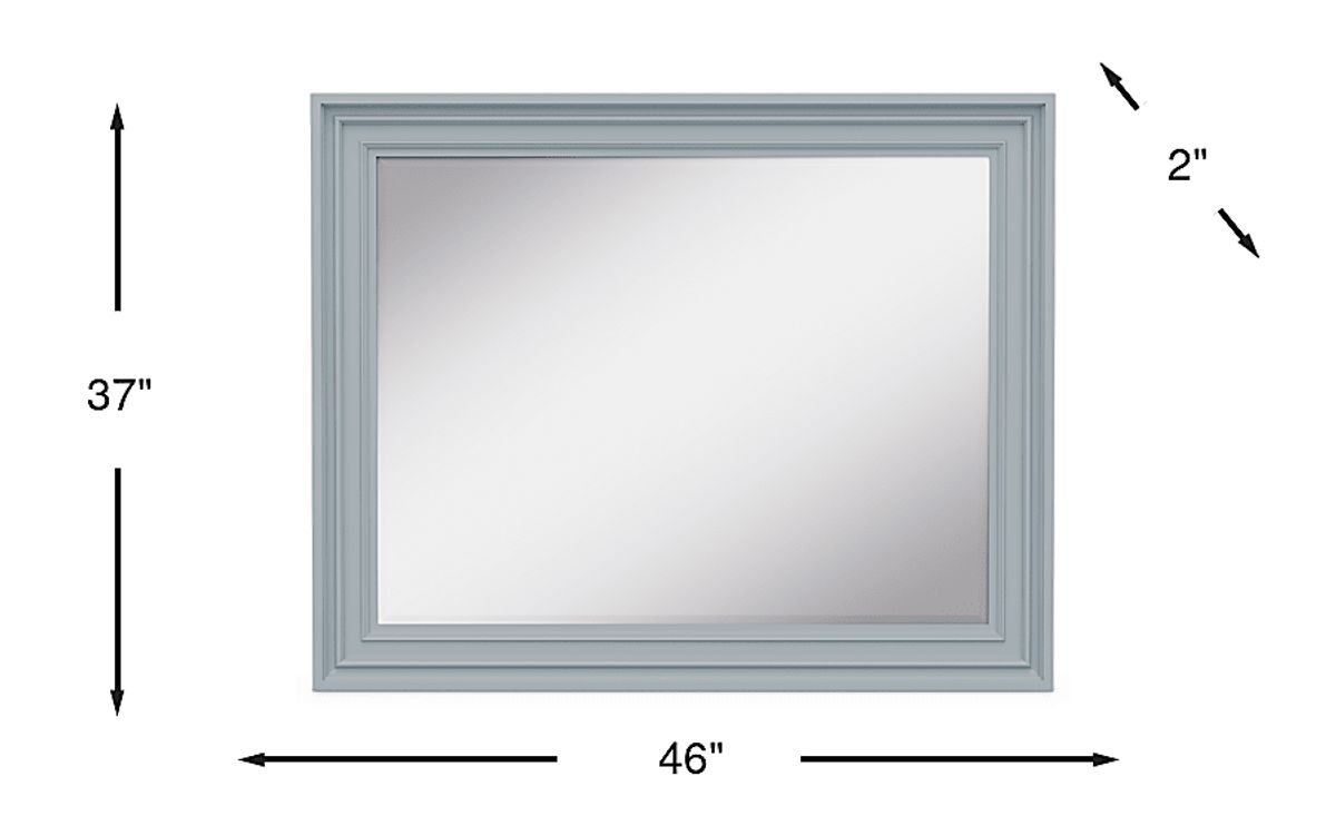 Hilton Head Blue Colors Mirror | Rooms to Go