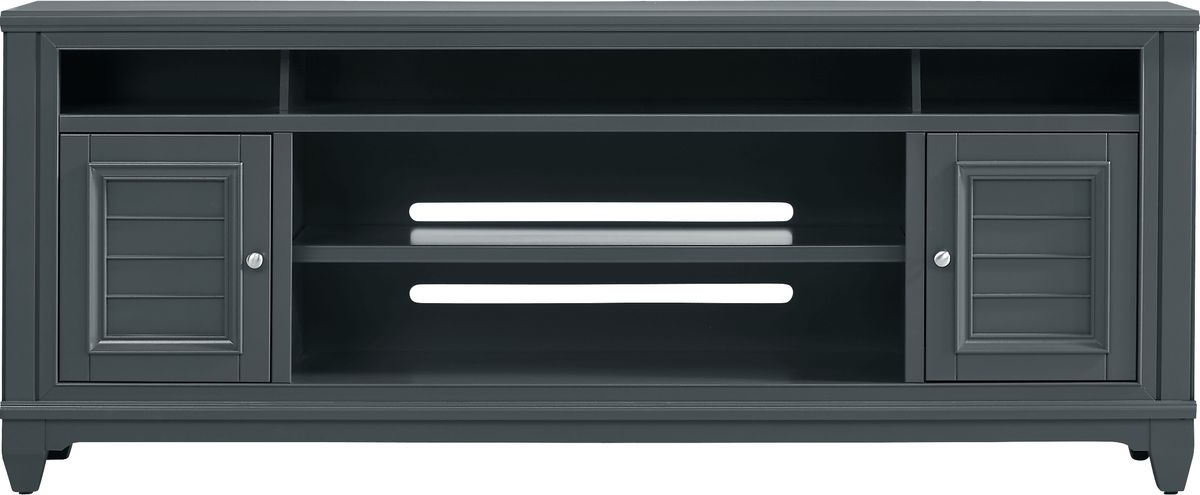 Hilton Head Graphite Black 82 In Console | Rooms to Go