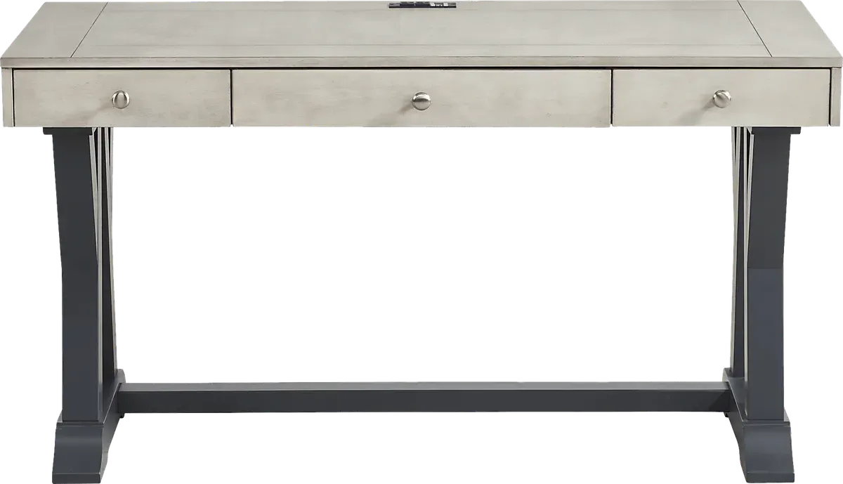 Hilton Head Graphite Black Desk | Rooms to Go