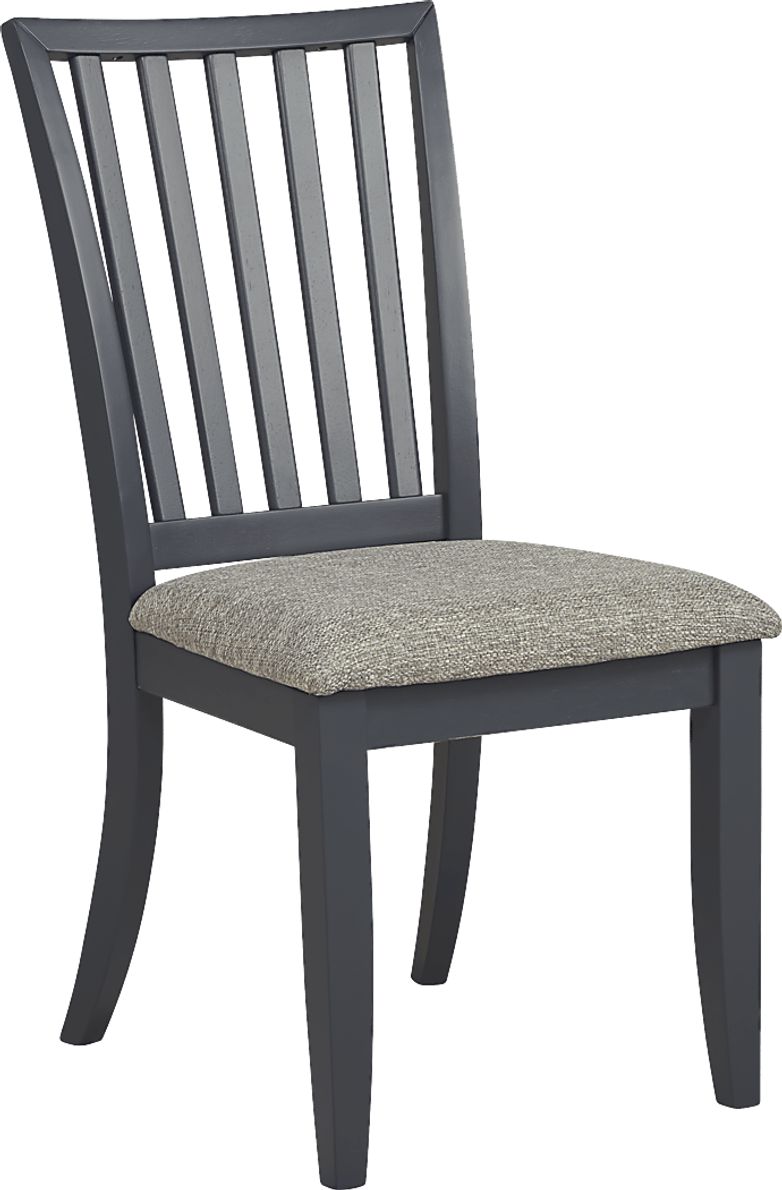 Hilton Head Graphite Black Side Chair - Rooms To Go