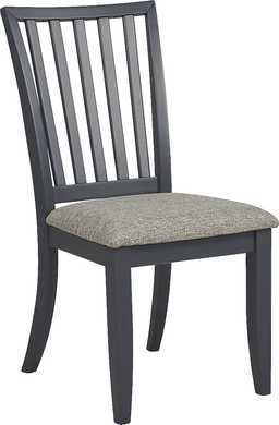 Hilton Head Graphite Black Side Chair | Rooms to Go