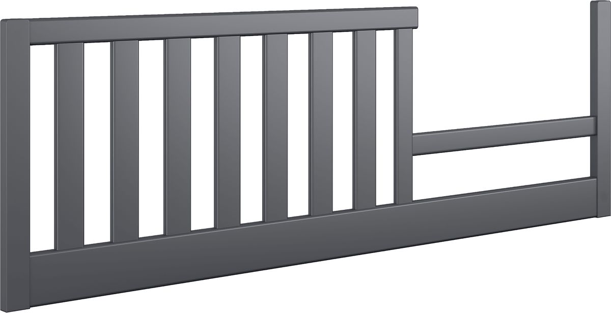 Hilton Head 6 Pc Graphite Black Bedroom Set With Crib, Conversion Rails ...