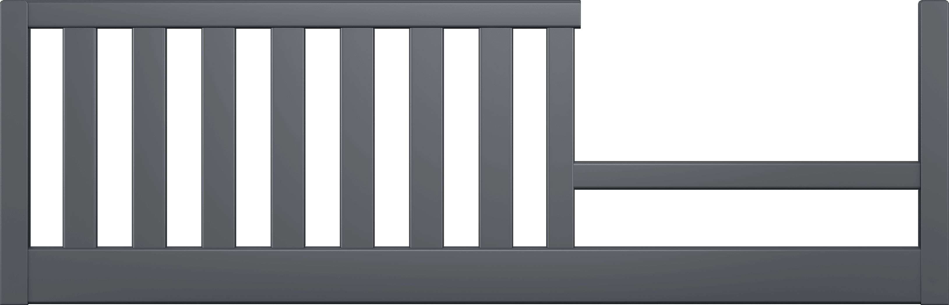 Hilton Head 5 Pc Graphite Black Bedroom Set With Crib, Toddler Rail ...