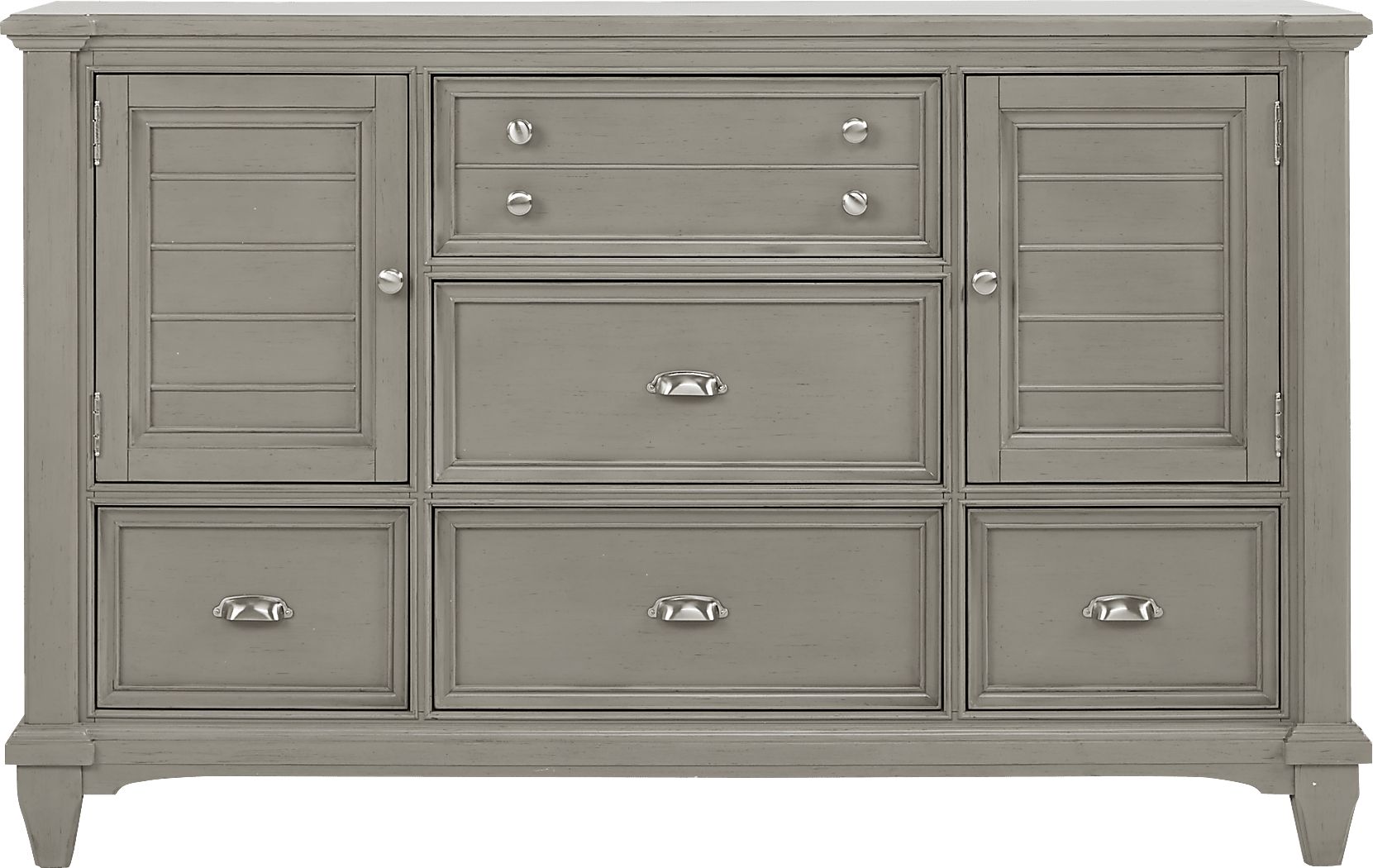 Hilton Head Gray Door Dresser