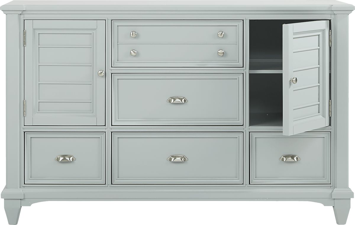 Hilton Head Mint Colors Door Dresser | Rooms to Go