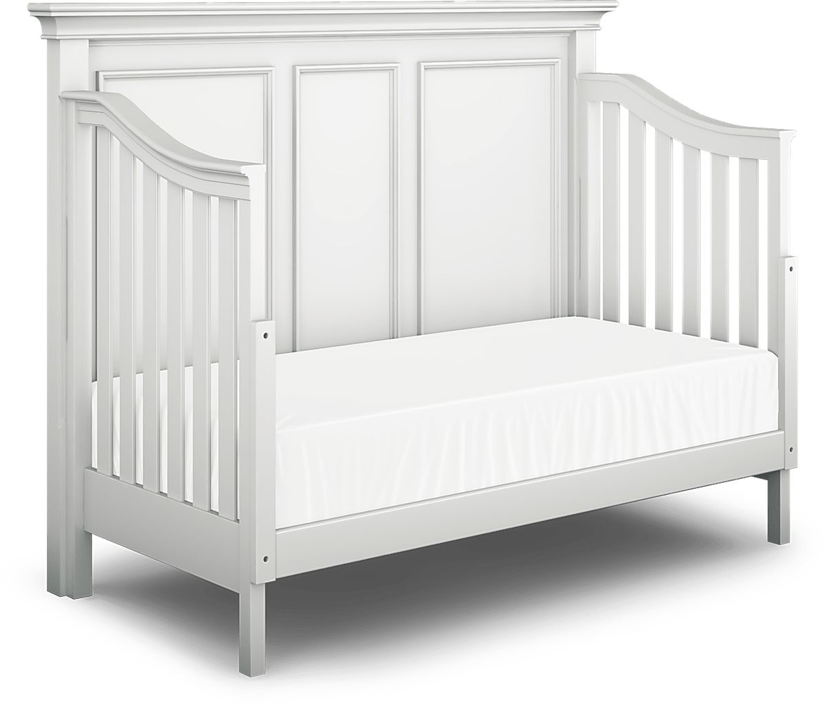 Hilton Head 3 Pc White Colors,White Crib With Toddler Rail And Full ...