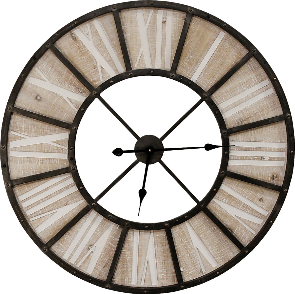 Himson Brown Dark Wood Clock - Rooms To Go