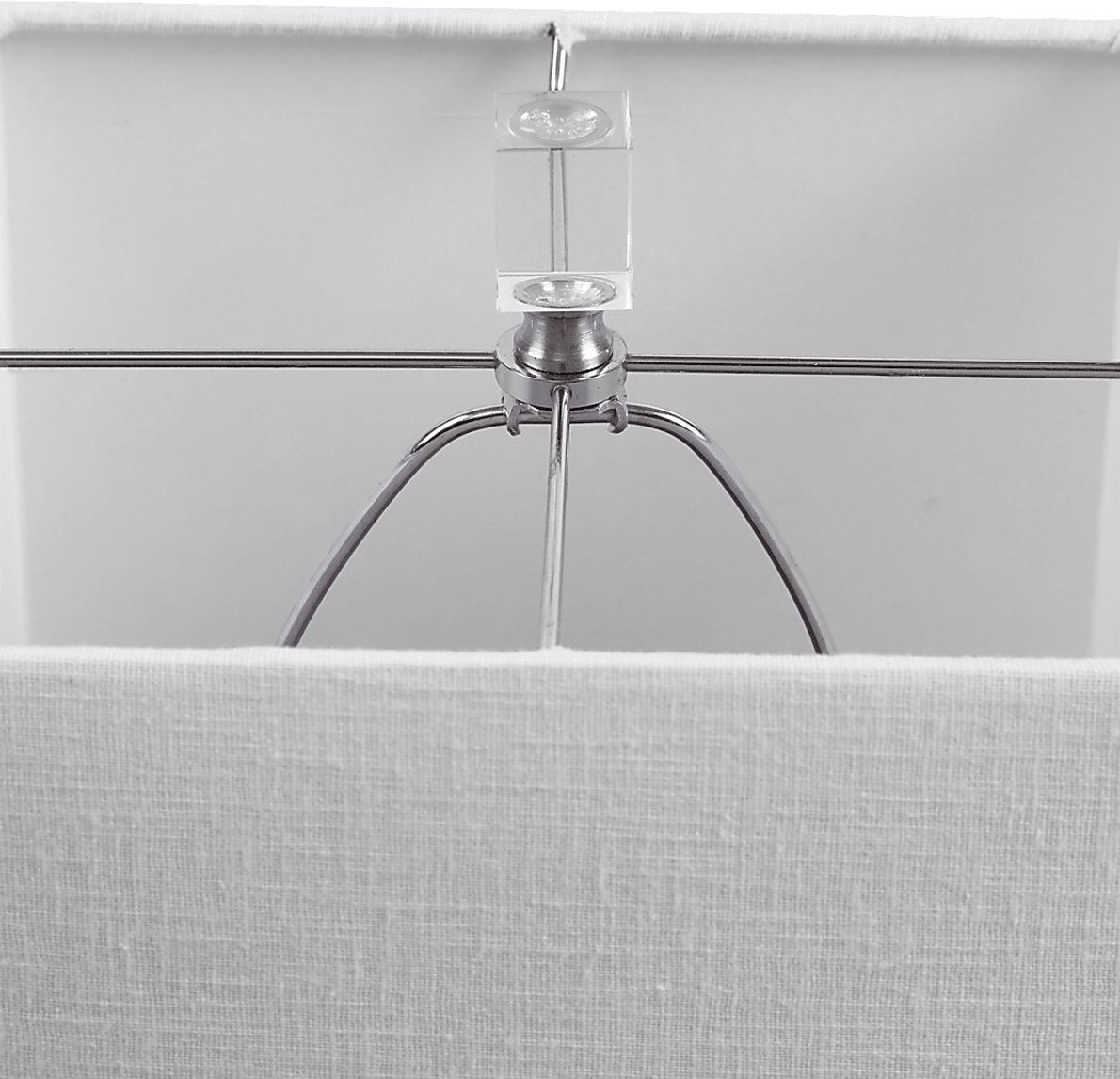 Hitching Post Lane White Lamp - Rooms To Go