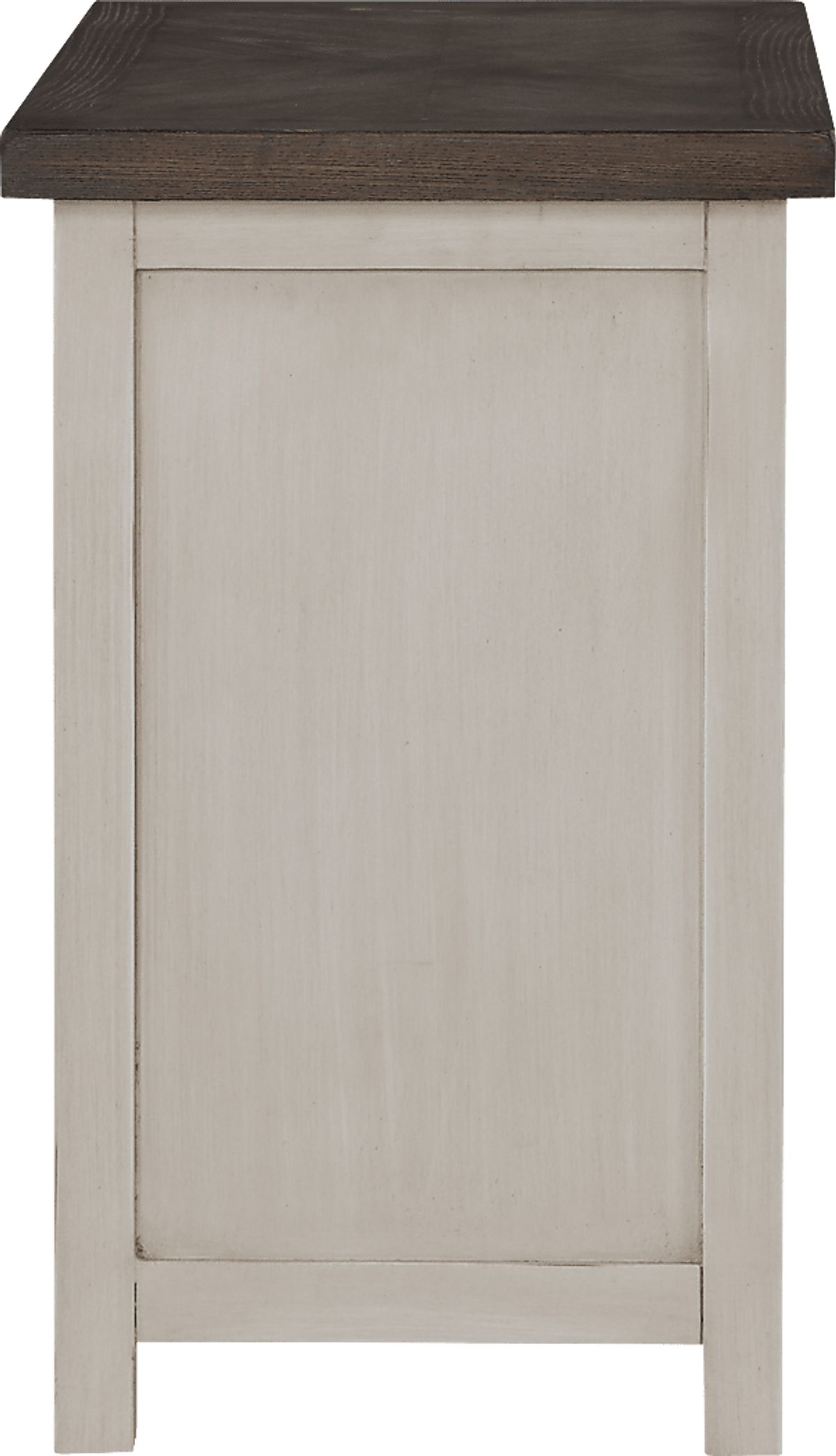 Hoege Cream Colors,Light Wood,White End Table | Rooms to Go