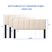 Hokuao Beige Polyester Fabric Queen Headboard - Rooms To Go
