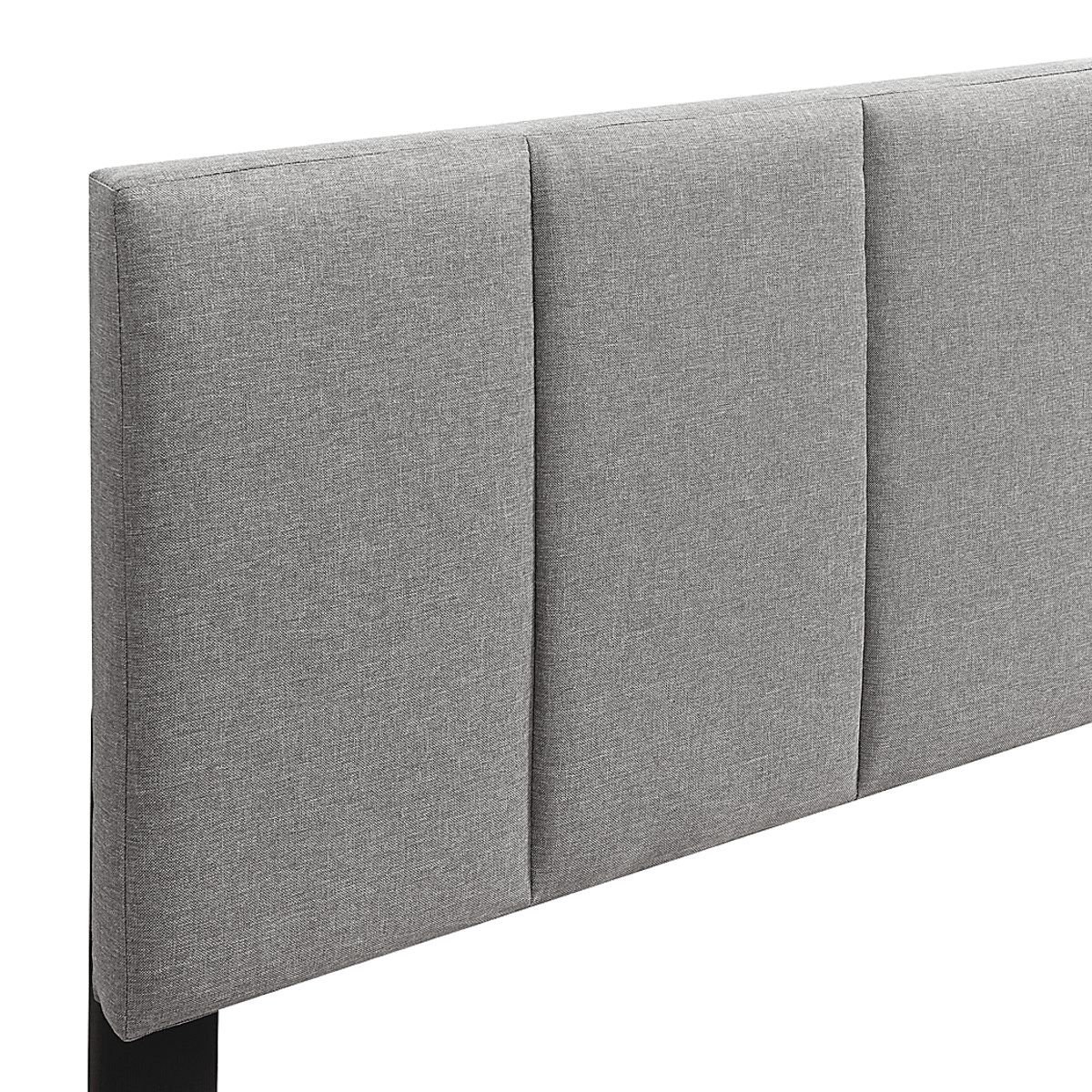 Hokuao Light Gray Polyester Fabric Queen Headboard | Rooms to Go