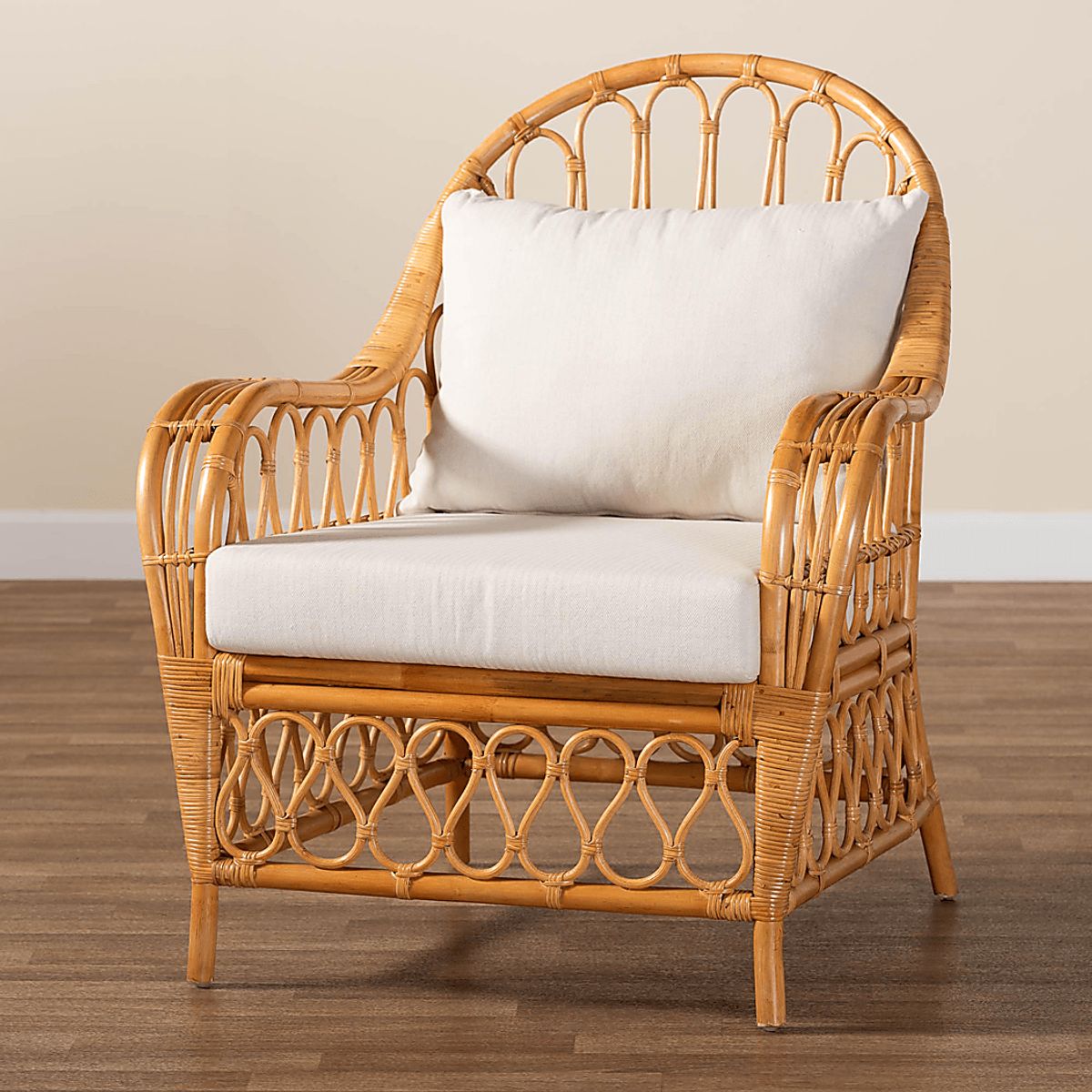 Holbay Brown Cotton Fabric Accent Chair | Rooms to Go