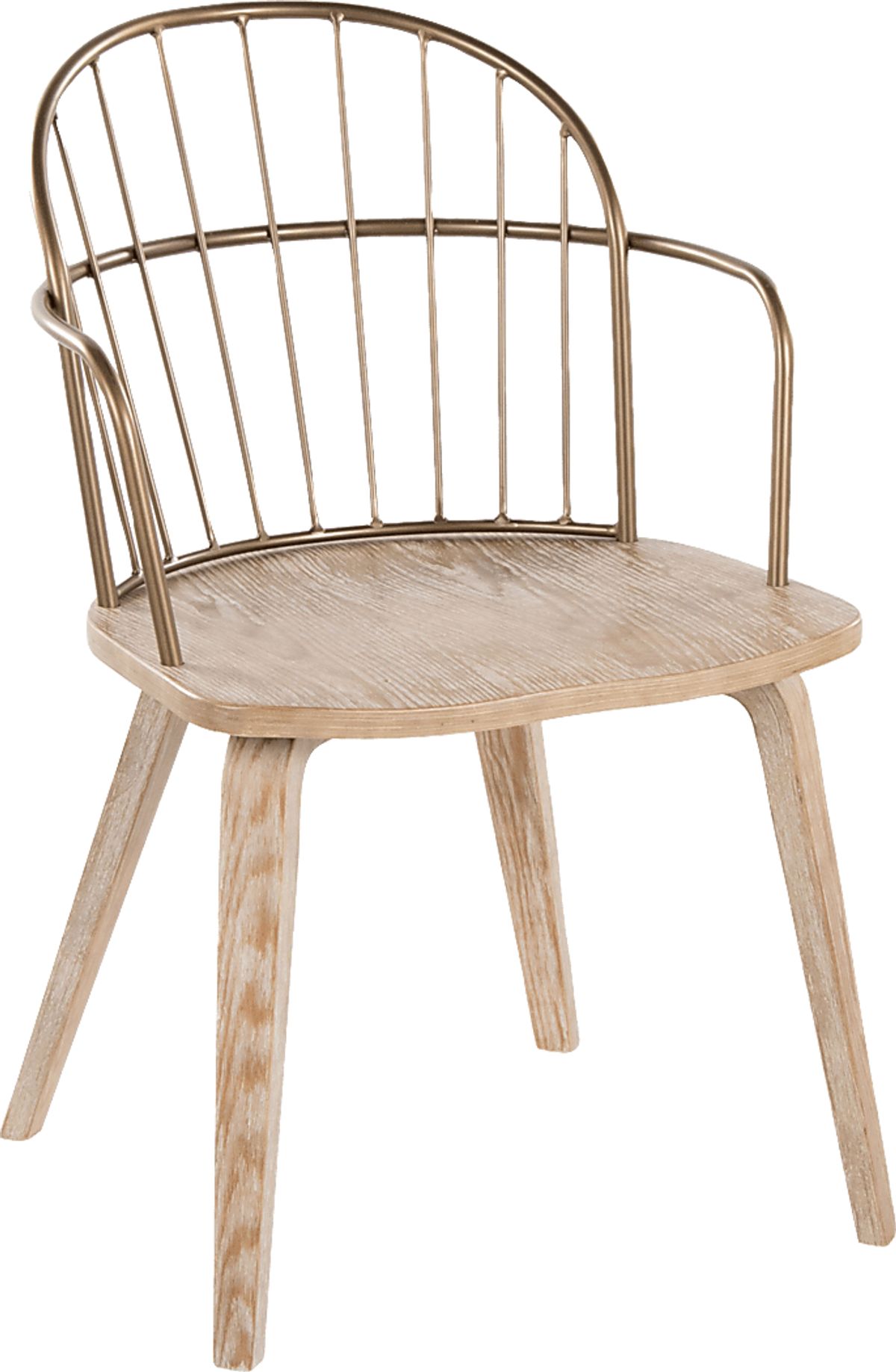 Hollyridge Natural Light Wood Arm Chair, Set Of 2 | Rooms to Go