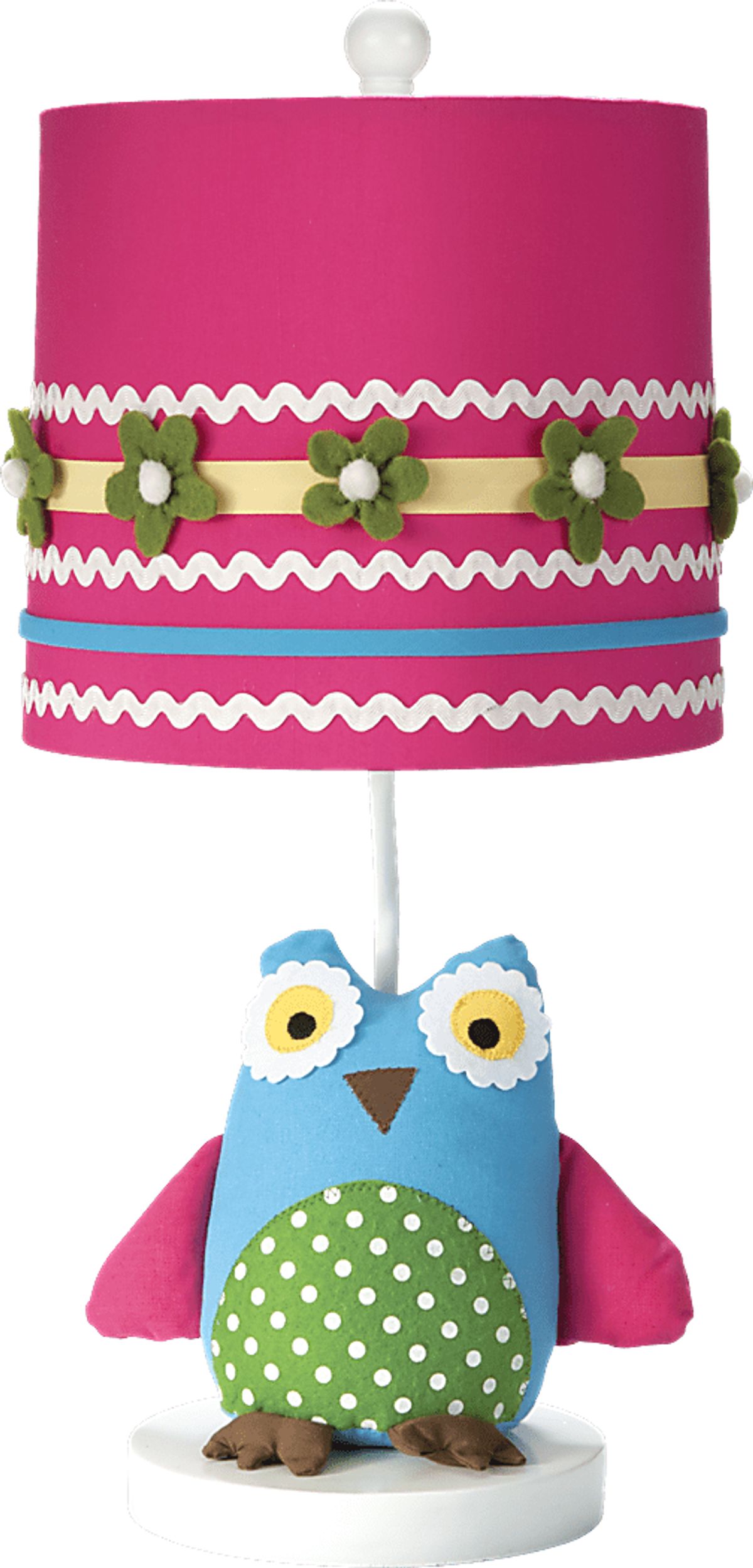 Hoot Pink Red Lamp | Rooms to Go