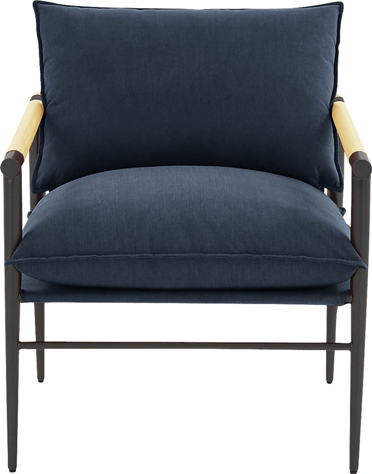 Houchin Navy Blue Nylon,Polyester Fabric Accent Chair | Rooms to Go