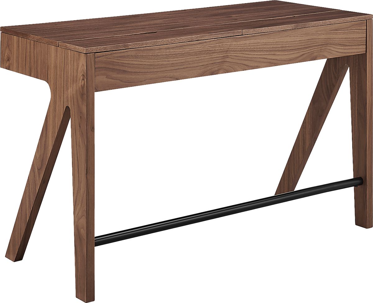 Hueneme Brown Dark Wood Desk | Rooms to Go