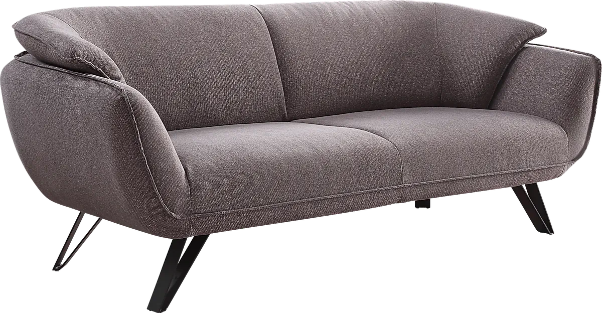 Hugus Gray Polyester Fabric Sofa | Rooms to Go