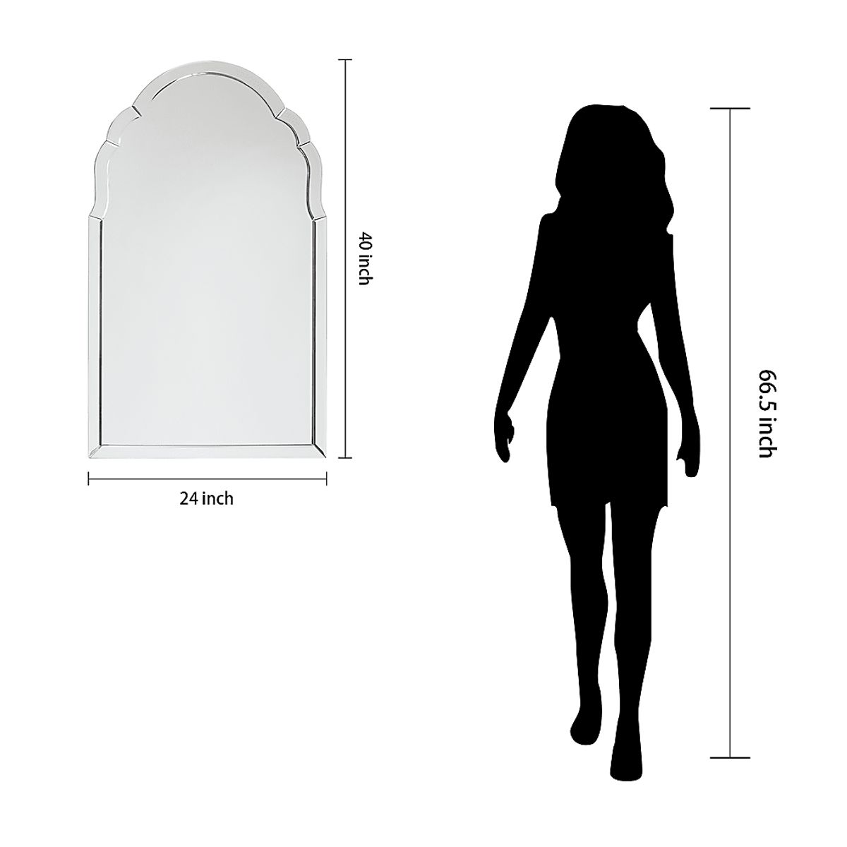 Hulsizer Translucent White Mirror | Rooms to Go