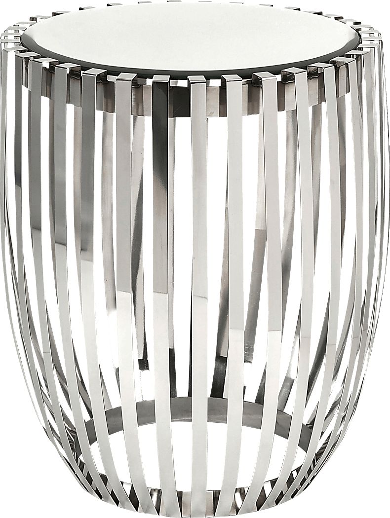 Hunnewell Silver Accent Table - Rooms To Go