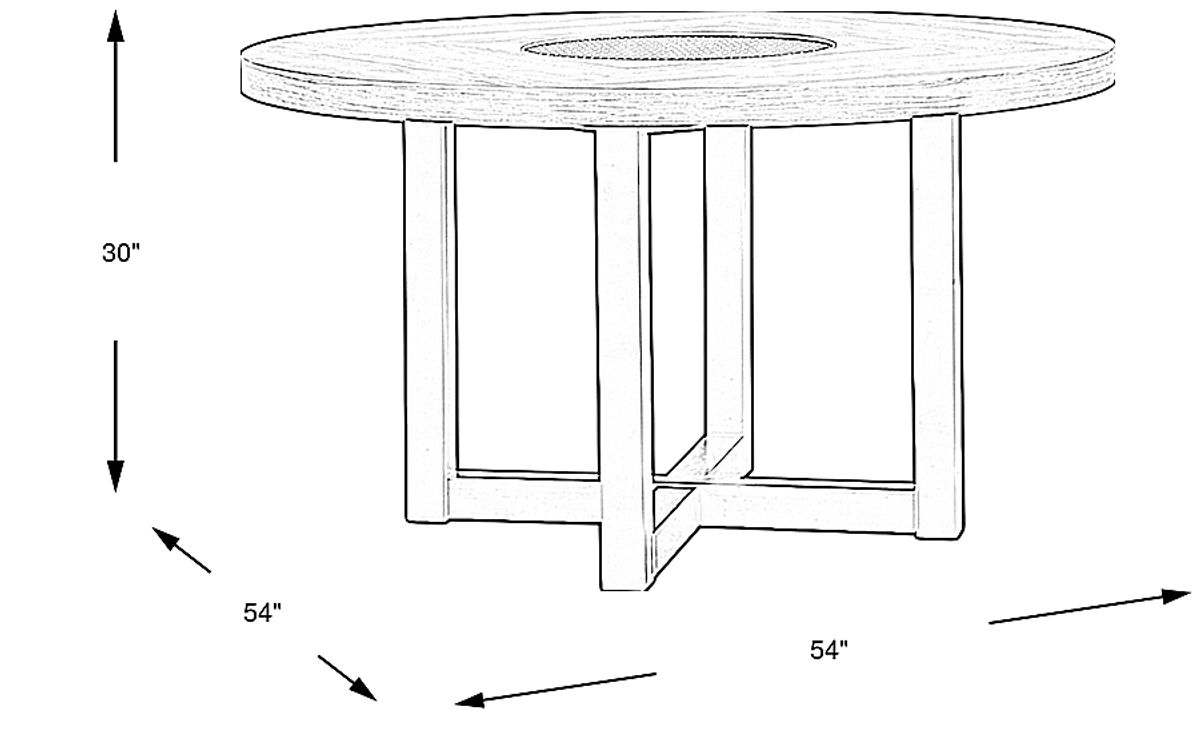 Hunter Springs Black Black,Colors Dining Table | Rooms to Go