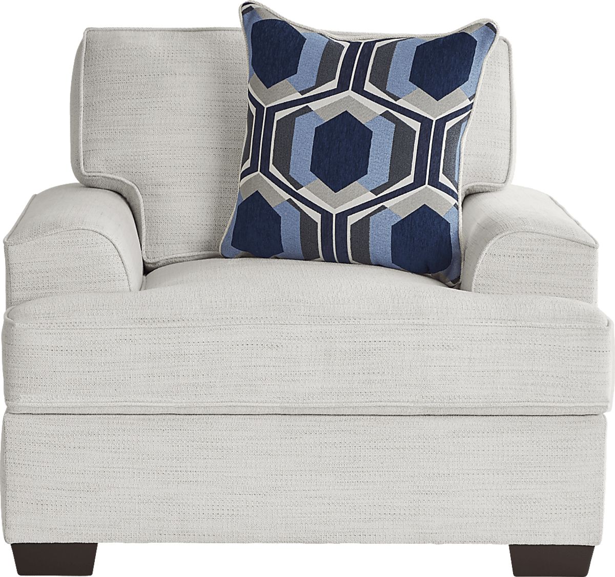 Hutchinson Cream Beige Polyester Fabric Chair | Rooms to Go