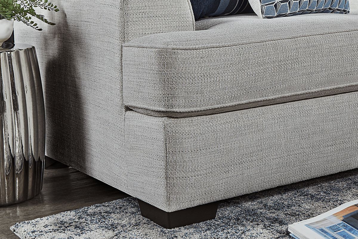 Hutchinson Gray Polyester Fabric Sofa | Rooms to Go