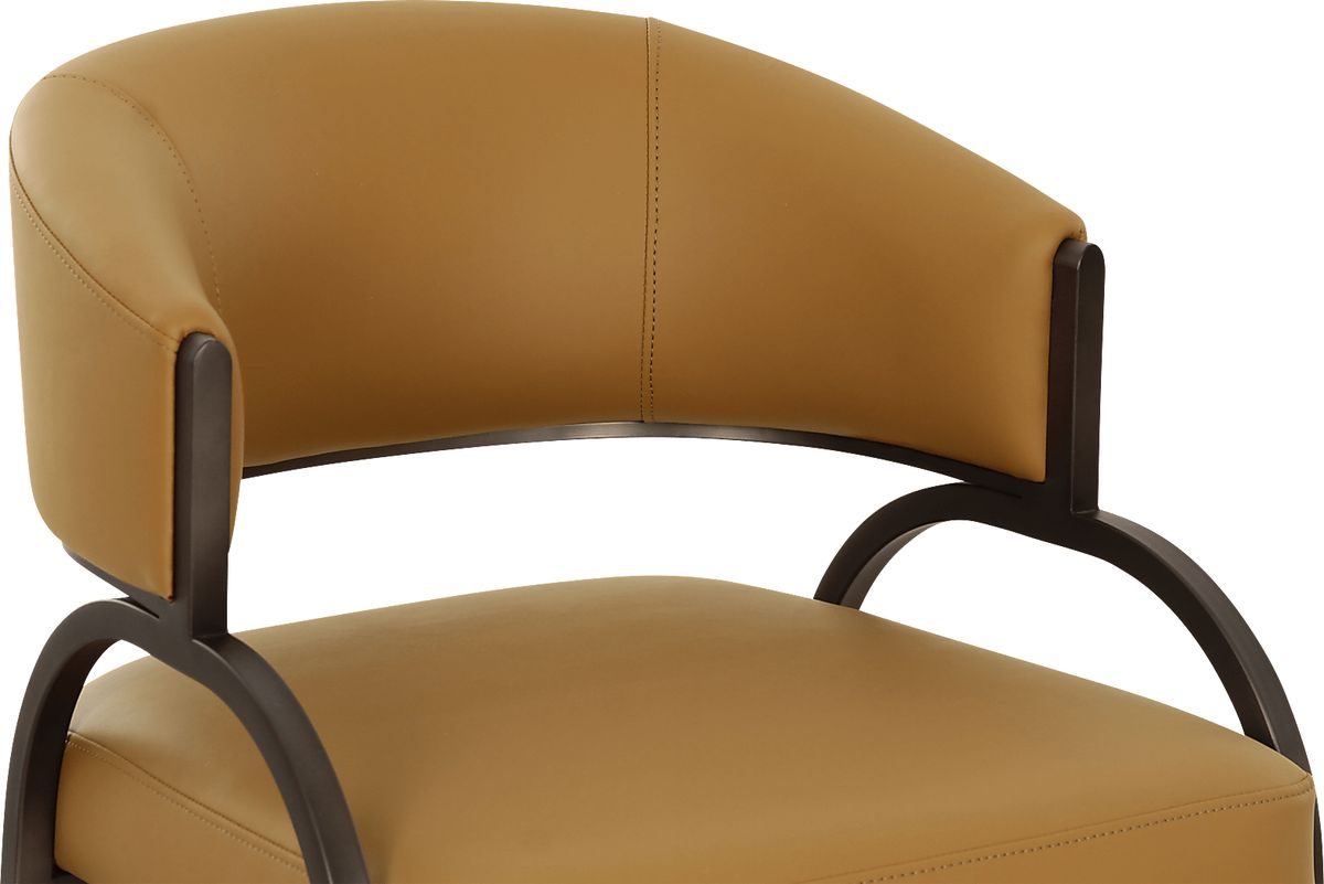 Ibapah II Tan Beige,Brown Polyurethane Fabric Arm Chair | Rooms to Go