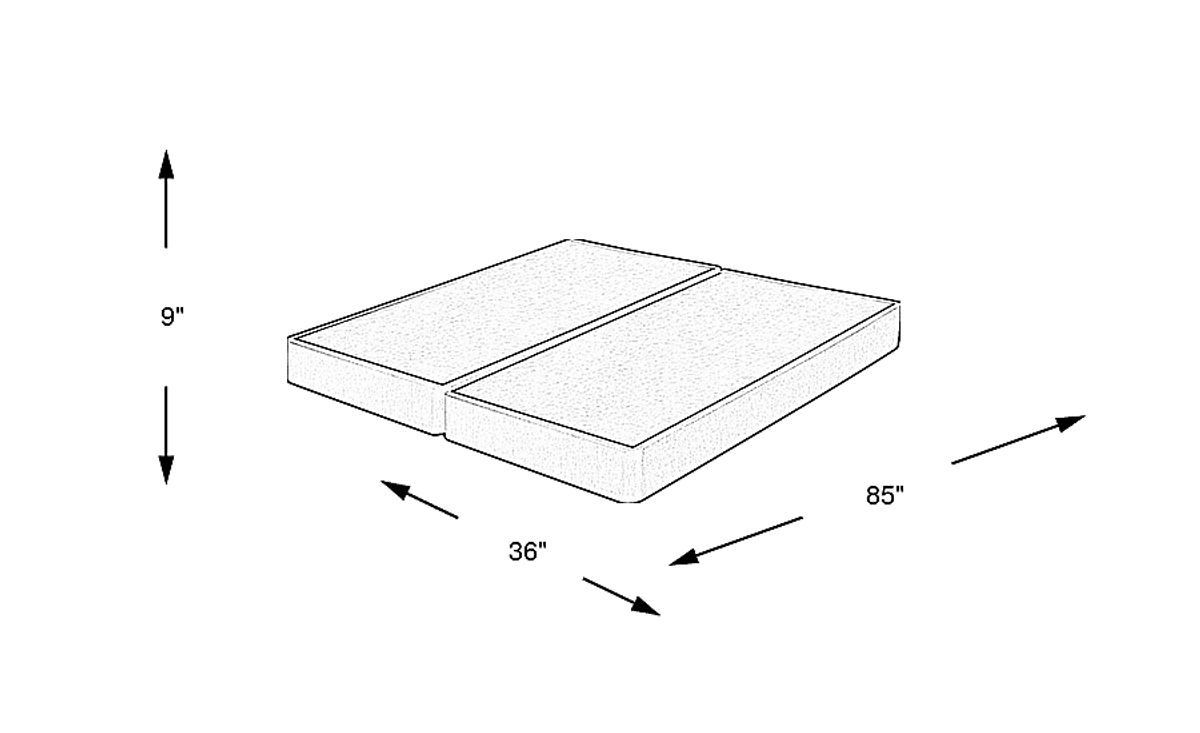 Icomfort Box Spring Split California King Foundation | Rooms to Go
