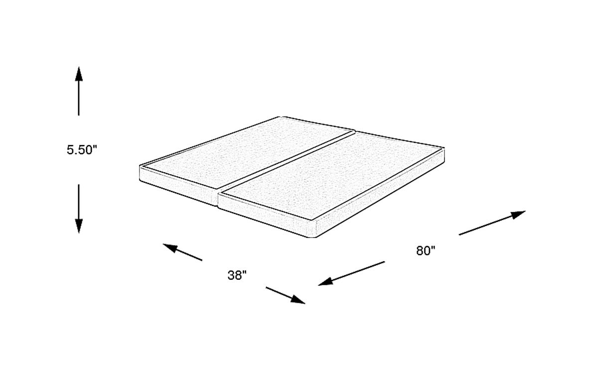 Icomfort Box Spring Split King Foundation | Rooms to Go