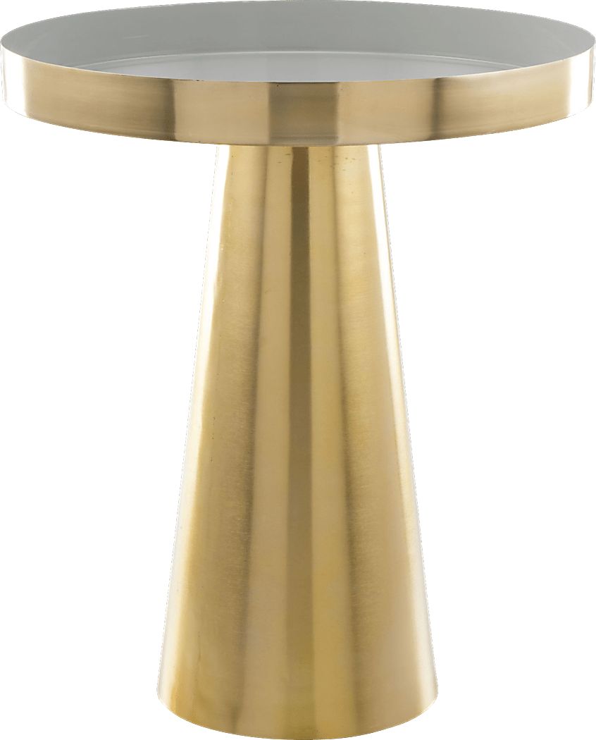 Idina Gold Accent Table - Rooms To Go