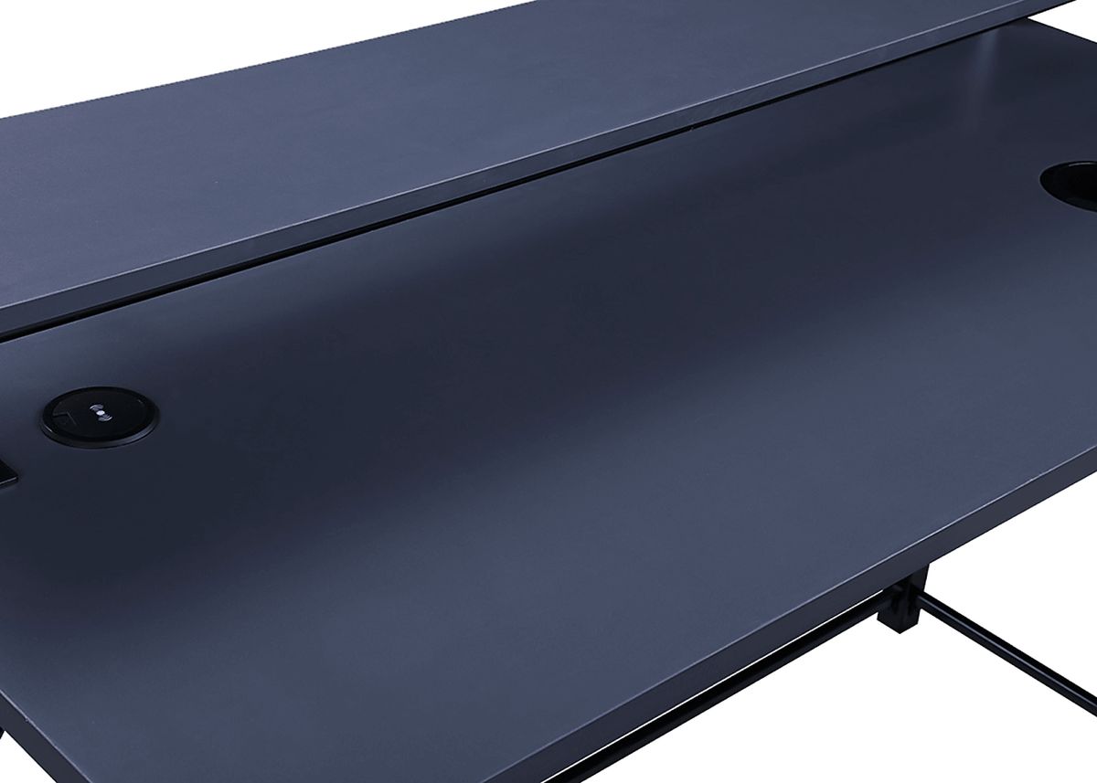 Idris Gray Gaming Desk | Rooms to Go