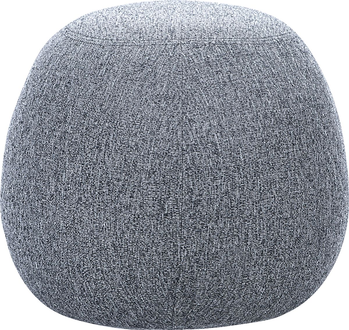 Idrise Gray Polyester Fabric Ottoman | Rooms to Go