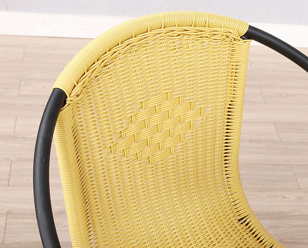 Idylwood Black Black,Colors Yellow Outdoor Seating Set | Rooms to Go