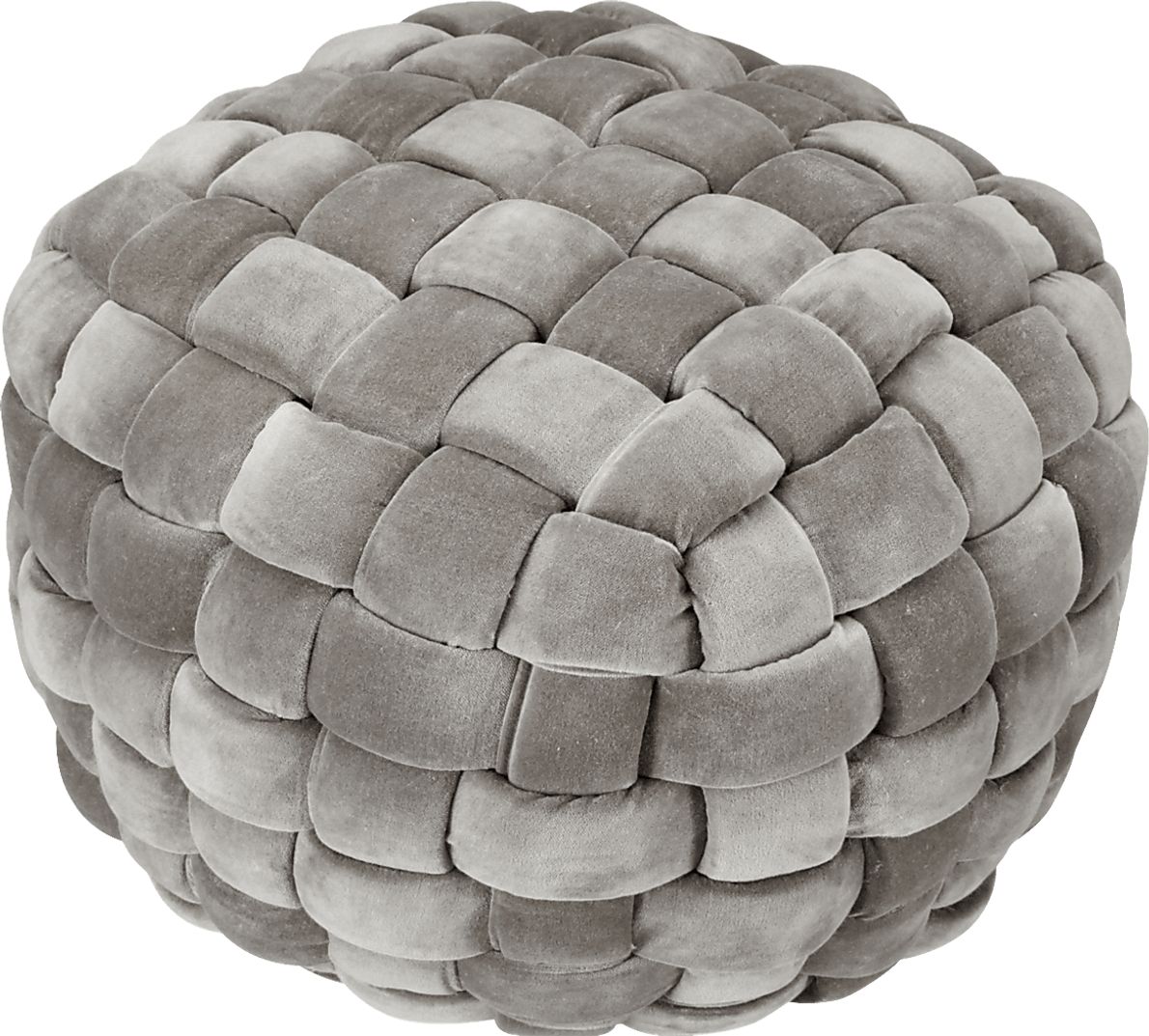 Illion Gray Pouf - Rooms To Go