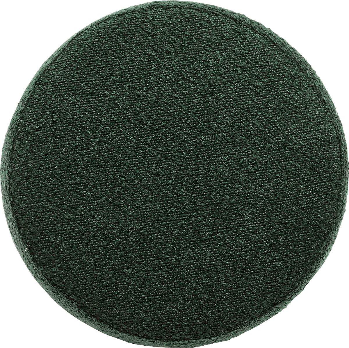 Innitou I Forest Green Polyester Fabric Small Ottoman | Rooms to Go