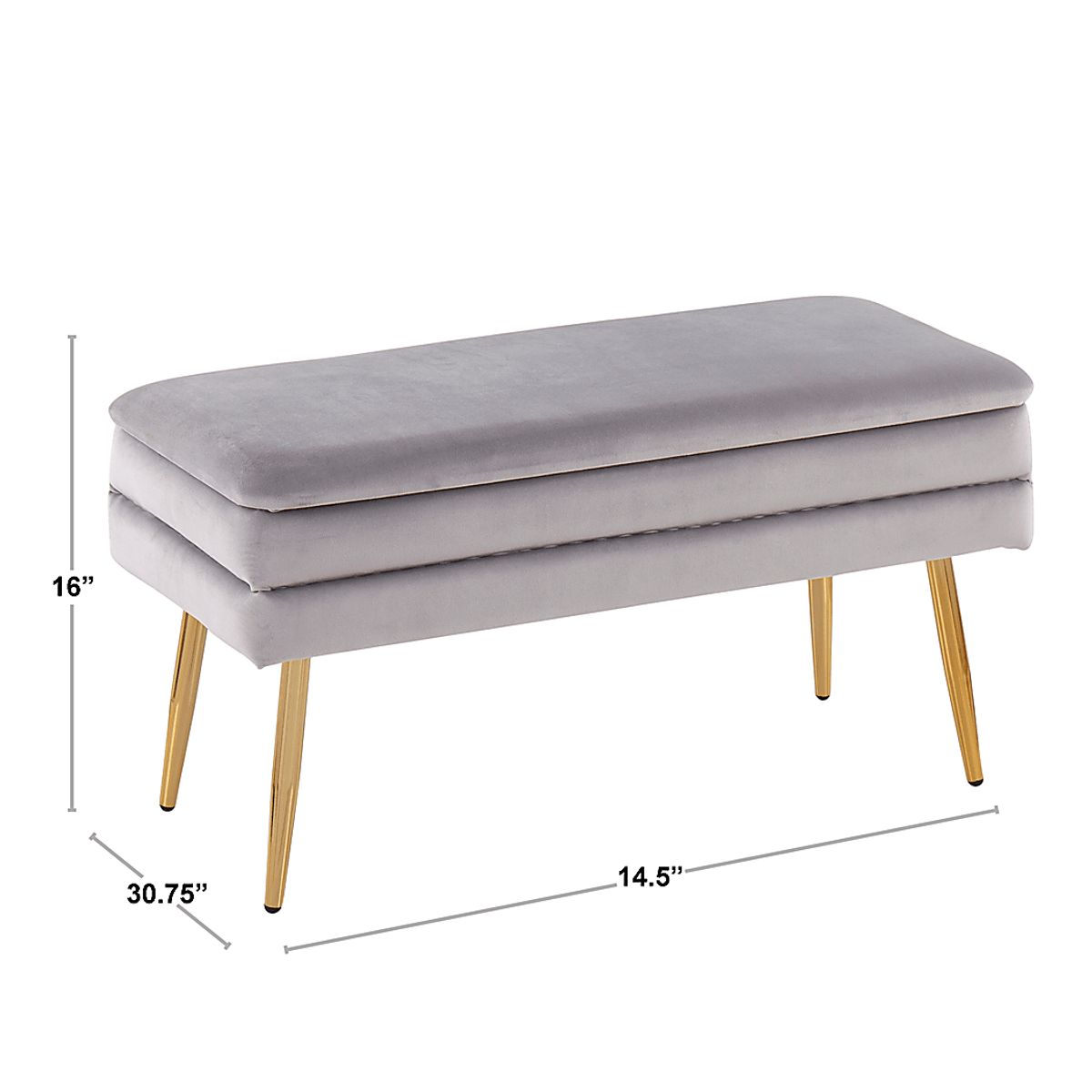 Interlaken Blush Beige Accent Bench | Rooms to Go